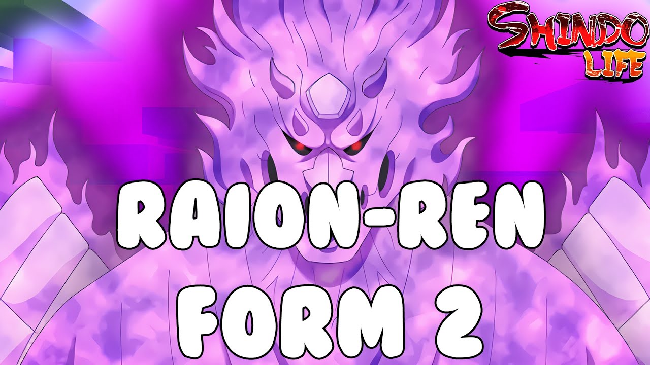 Raion-Ren Form 2 (NEW MODE) UPDATE COMING TO SHINDO LIFE! | Shindo Life ...