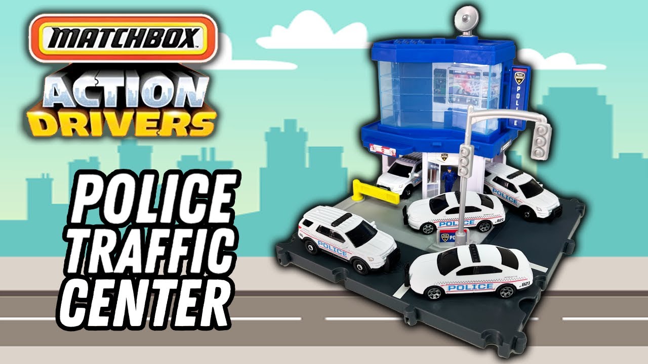 UNBOXING: 2024 Matchbox Action Drivers Police Traffic Center - Build ...