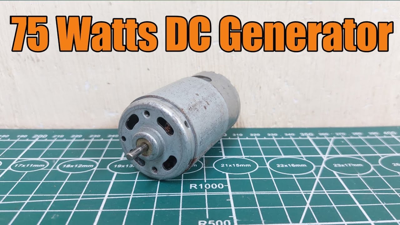 Best DC Generator Motor, 75Watts DIY Powerful Generator Alternator ...