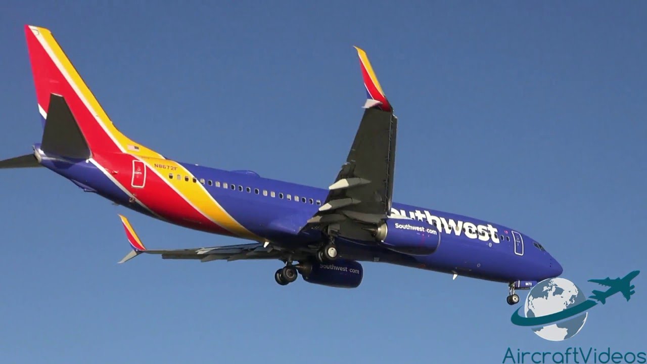 Southwest Airlines 737-8H4 [N8672F] - YouTube