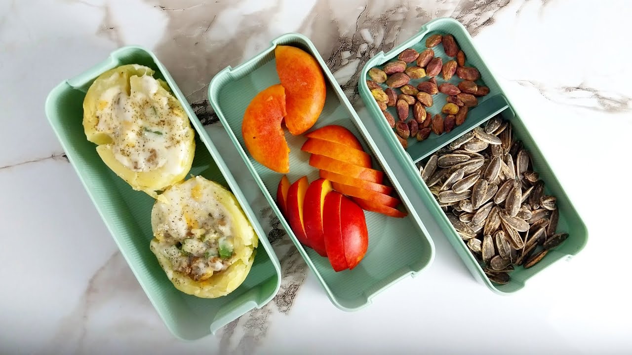 pack my lunch wite me 🥙🍑🍺healthy lunch box recipes for adults👌#asmr# ...