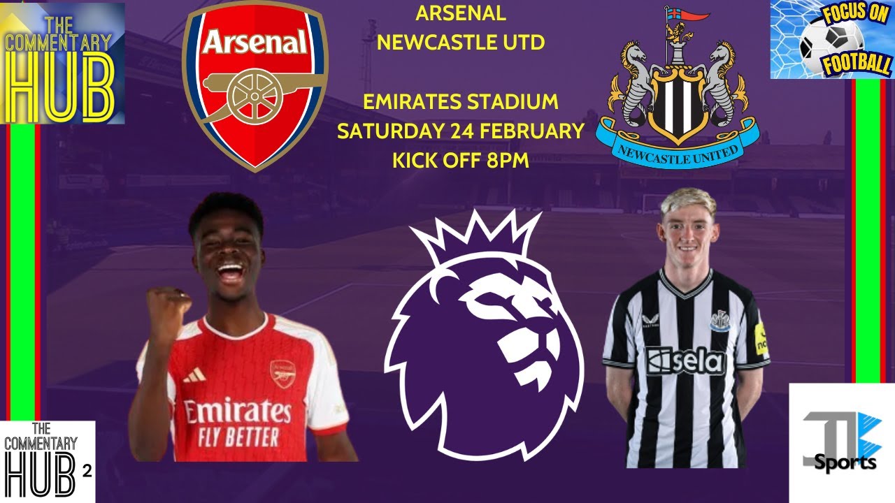 PL Live: Arsenal v Newcastle United Alternative Audio Commentary - YouTube