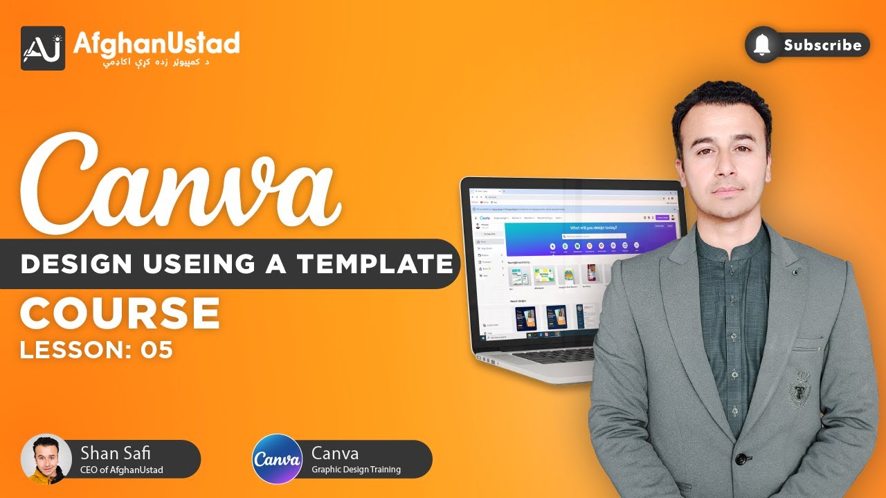 Lesson: (5) Design Using a Template - YouTube