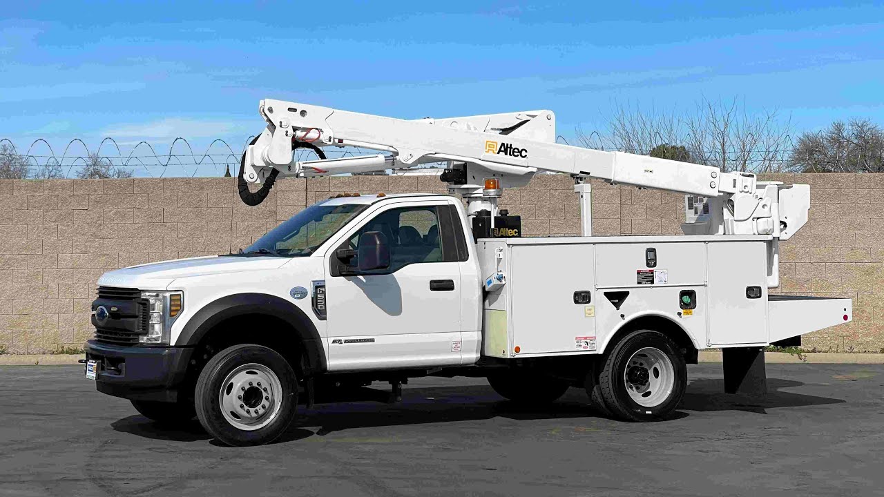 2018 Ford F550 Altec AT40G Articulating & Telescopic Bucket Truck For ...