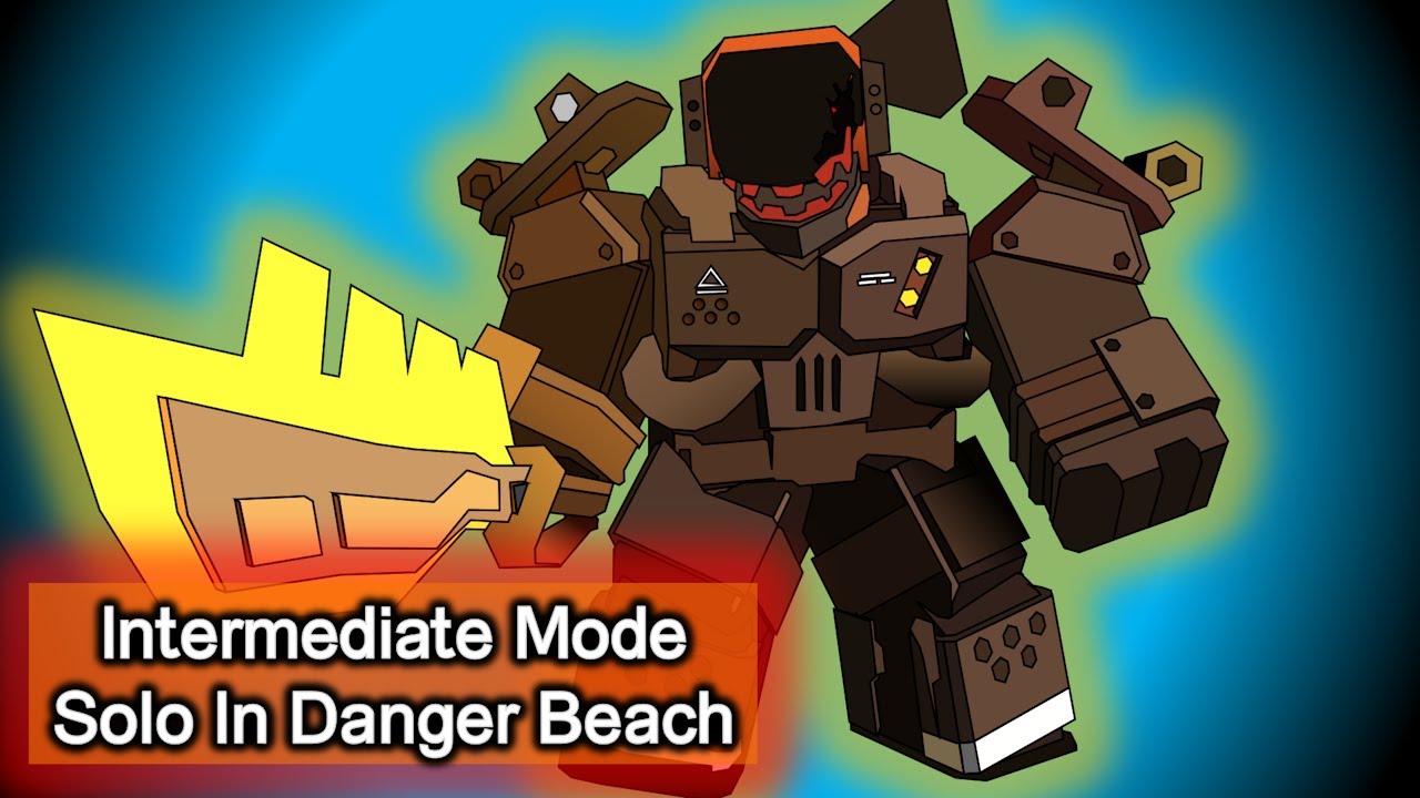 Roblox TDX - Intermediate Solo in Danger Beach - YouTube