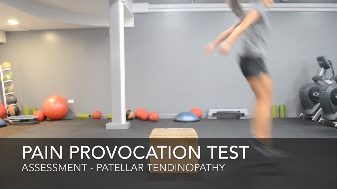 High Load Provocative Test for Patellar Tendinopathy - YouTube