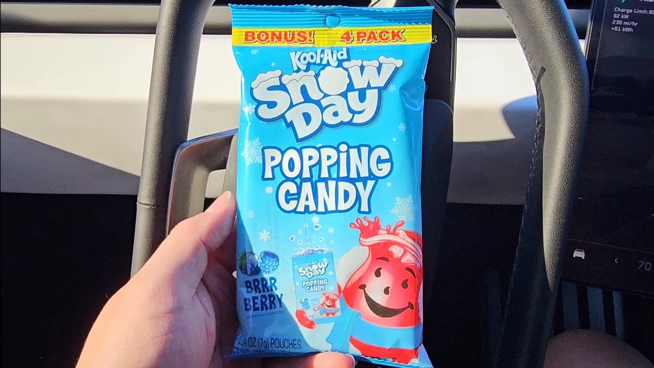 Dollar Tree Item Review Kool-Aid Popping Candy Snow Day Brrr Berry ...