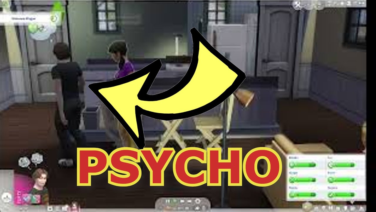 I Created a Psycho In Sims 4 - YouTube