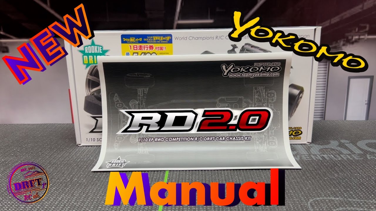 NEW Yokomo RD2.0 ( Rookie Drift ) Chassis - i show you the MANUAL - ヨコモルーキードリフトRD2.0 - YouTube