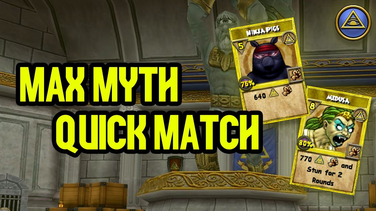 Wizard101: MAX LEVEL MYTH PvP (130): Visionary Quick Match Tournament ...
