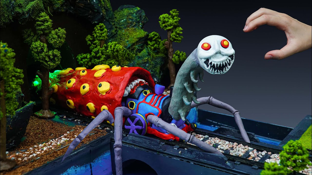 Making TRAIN EATER vs THOMAS.EXE SPIDER | Leovincible &Trevor Henderson ...