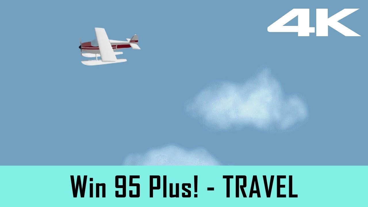 Windows 95 Plus! Screensaver - Travel (4K) - YouTube