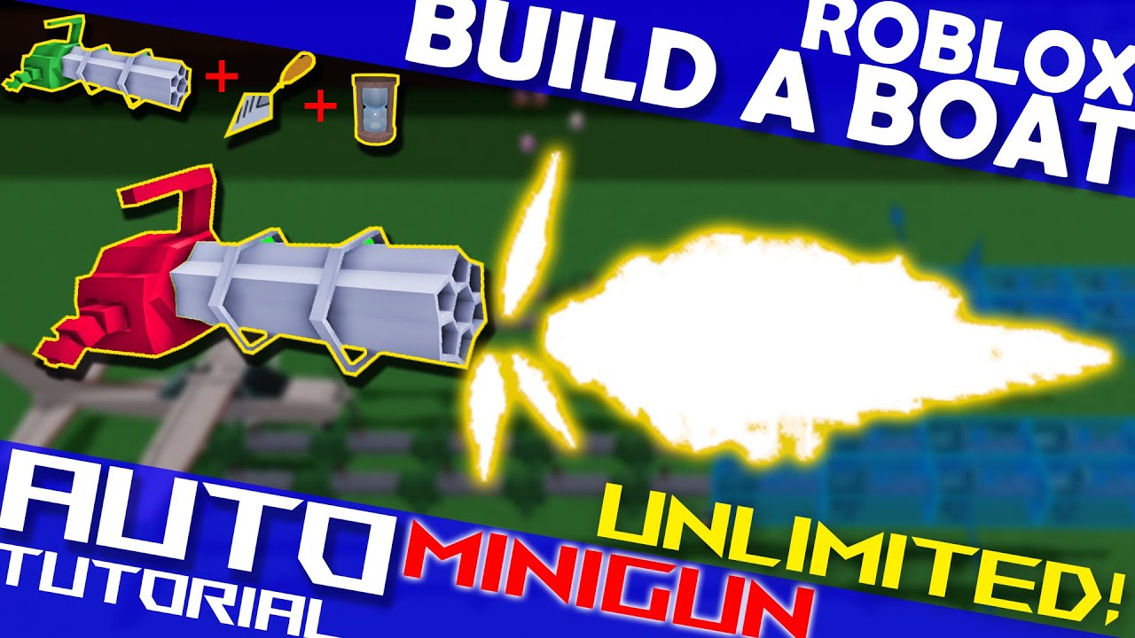 AUTO MINIGUN TRICK | TUTORIAL | Unlimited Shots | Powerful PVP Trick ...