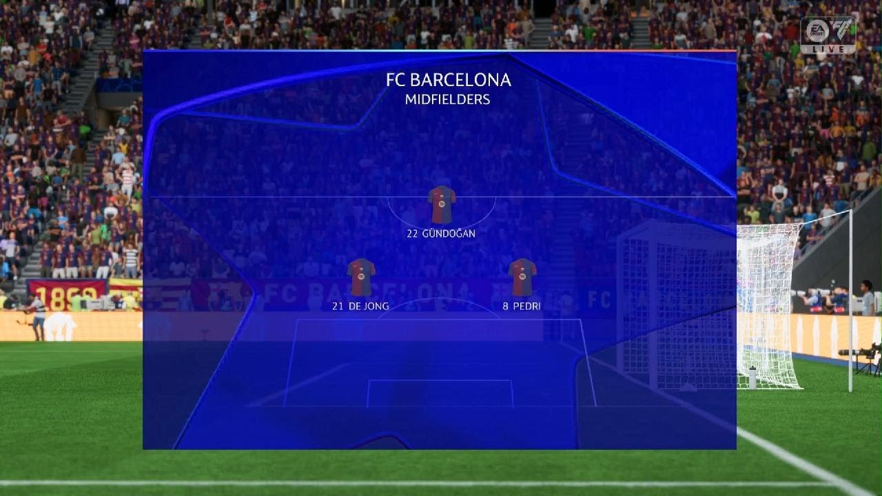 Manchester City vs Fc Barcelona -Ucl final Fc25 - YouTube