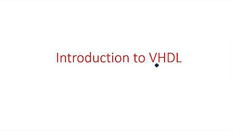 Digital Systems Design VHDL - YouTube