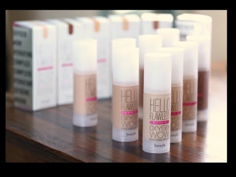 Benefit Hello Flawless Foundation : First Impression and Demo - YouTube