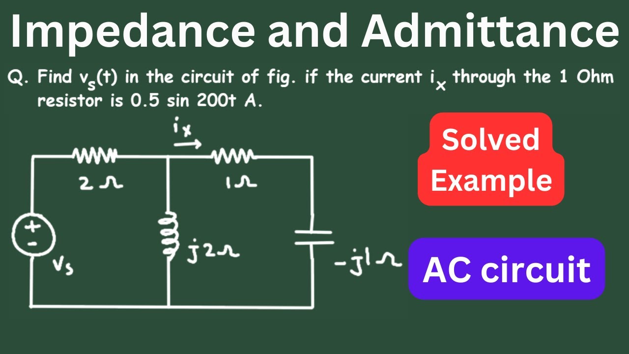 How to find voltage by using current division rule ? | Impedance and ...