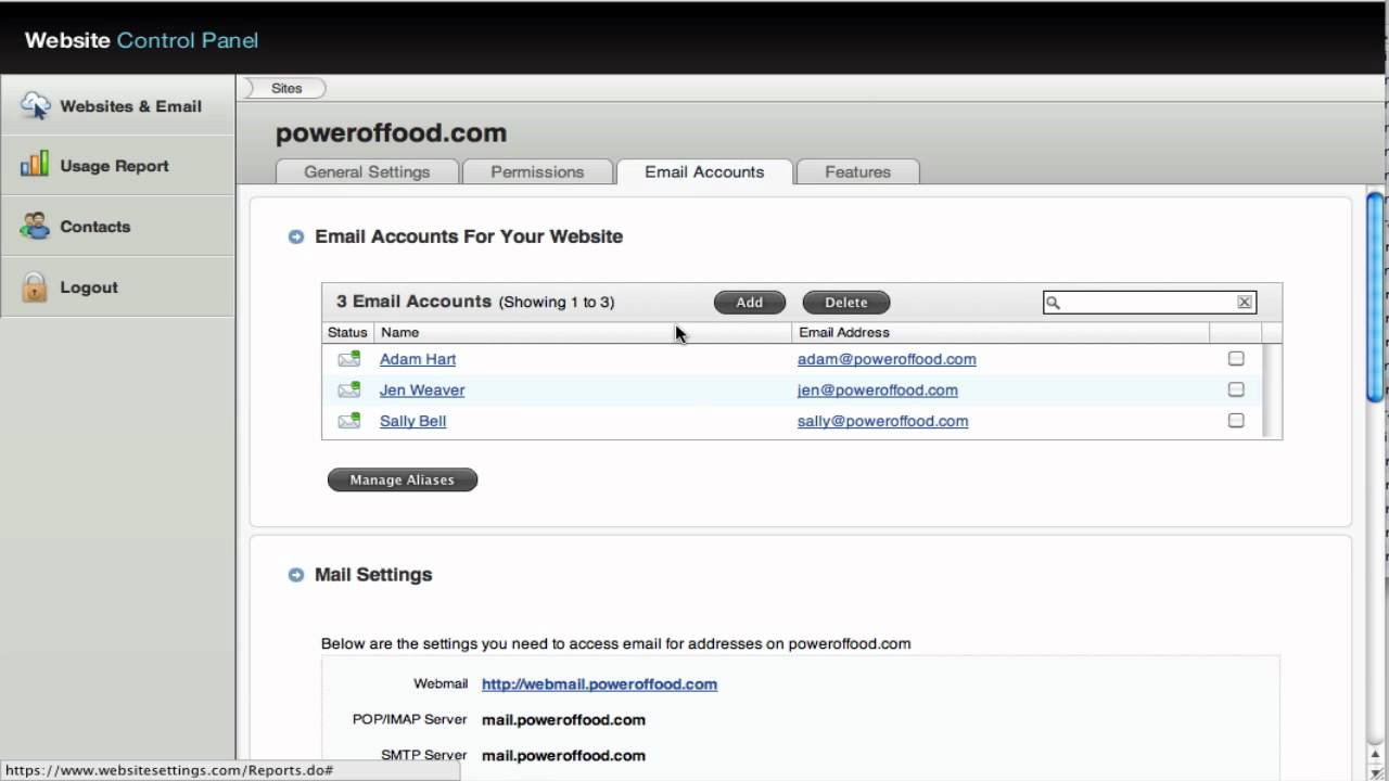 Managing your Website and Email control panel - YouTube