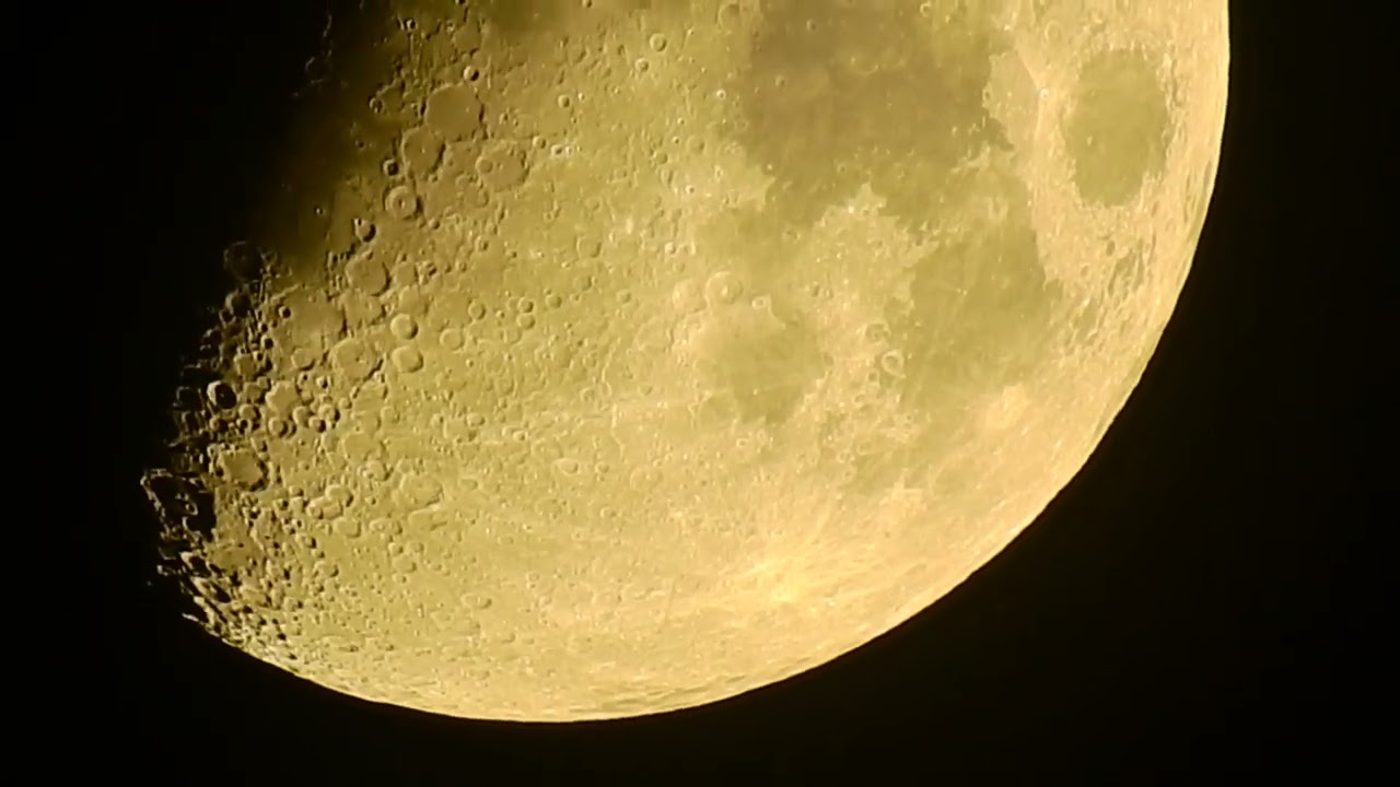 Black object passes the Moon - YouTube