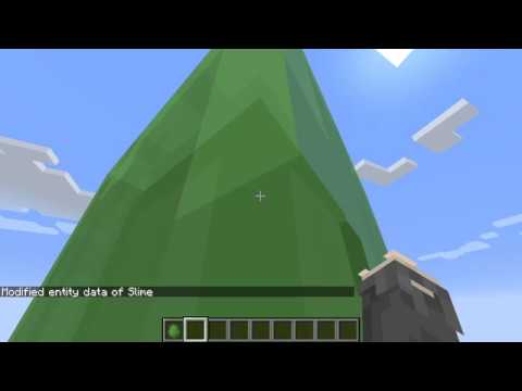 How to change the size of a slime in Minecraft - YouTube