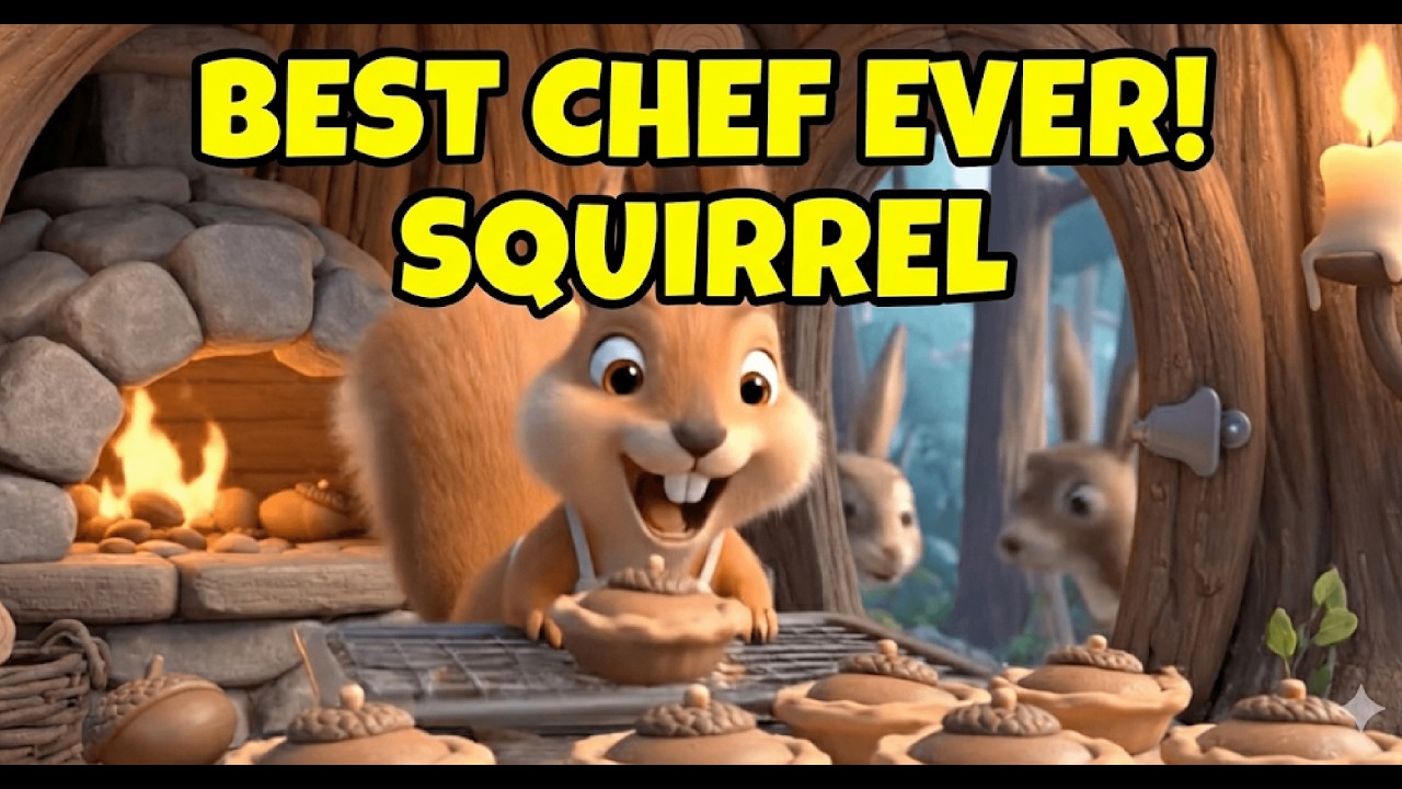A Warm Day with a Squirrel Chef Baking Acorn Pies" - YouTube