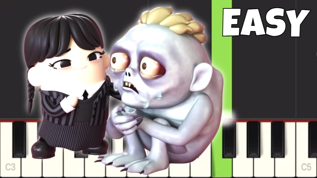 Sigma Wednesday 3D - Snowfall (Sped Up) - EASY Piano Tutorial - YouTube