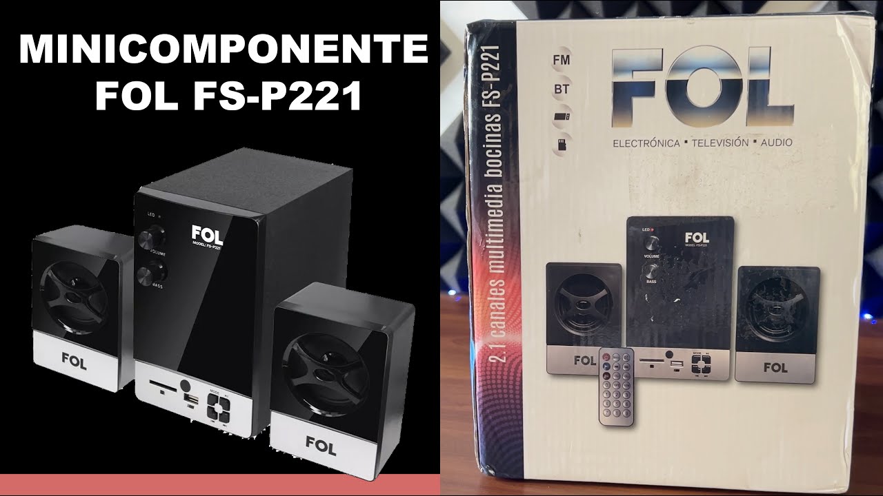 FOL FS P221 l Minicomponente de escritorio - YouTube