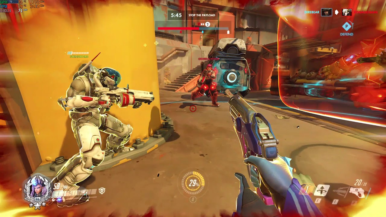 Bastion is our tank (Mercy gameplay) - YouTube