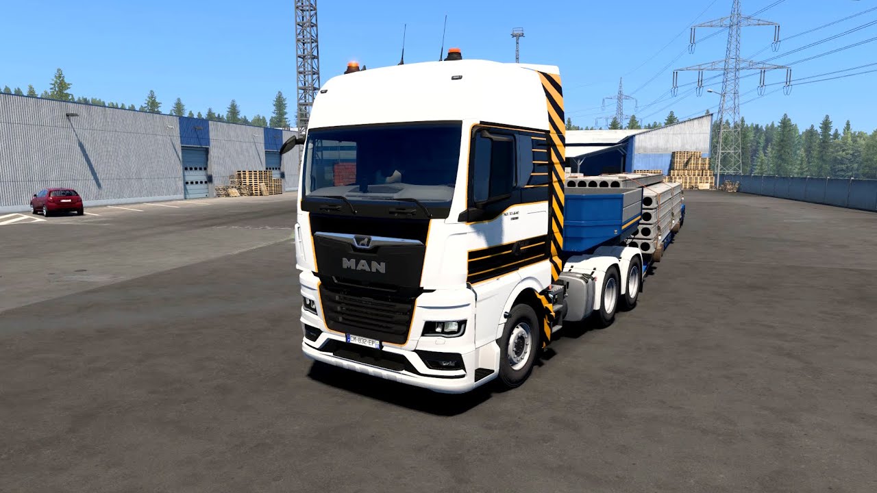 Euro Truck Simulator 2 Man Truck Driving - Heavy Caro DLC - ETS 2 ...