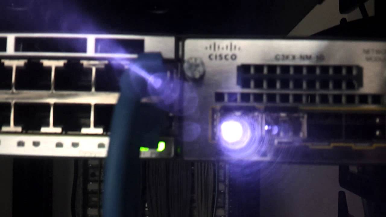 Cisco multi-mode fibre SFP - YouTube