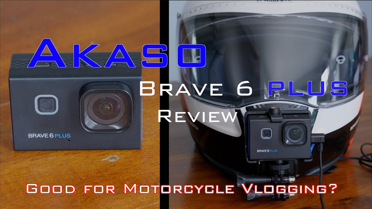Akaso Brave 6 Plus Review | Does it work for Motorcycles? - YouTube