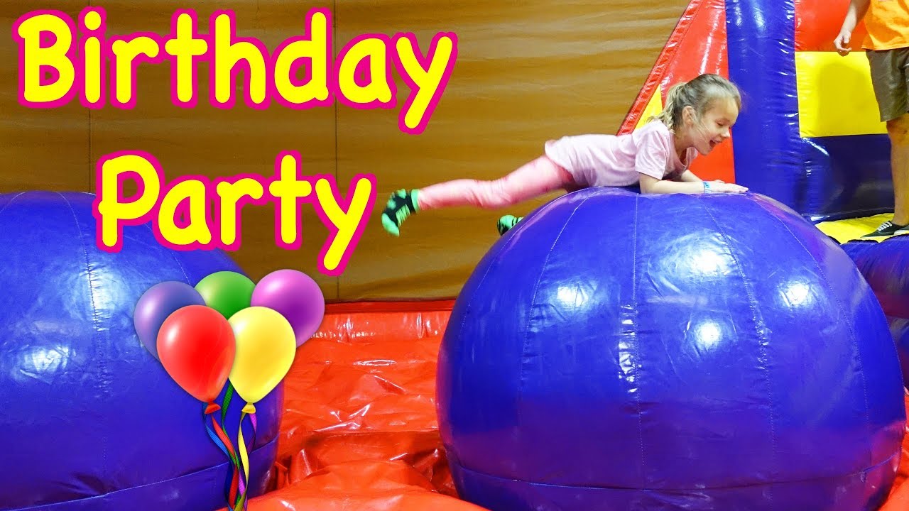 BIRTHDAY PARTY!!! Alex & Ava's Birthday Party at a Giant Indoor Bounce ...