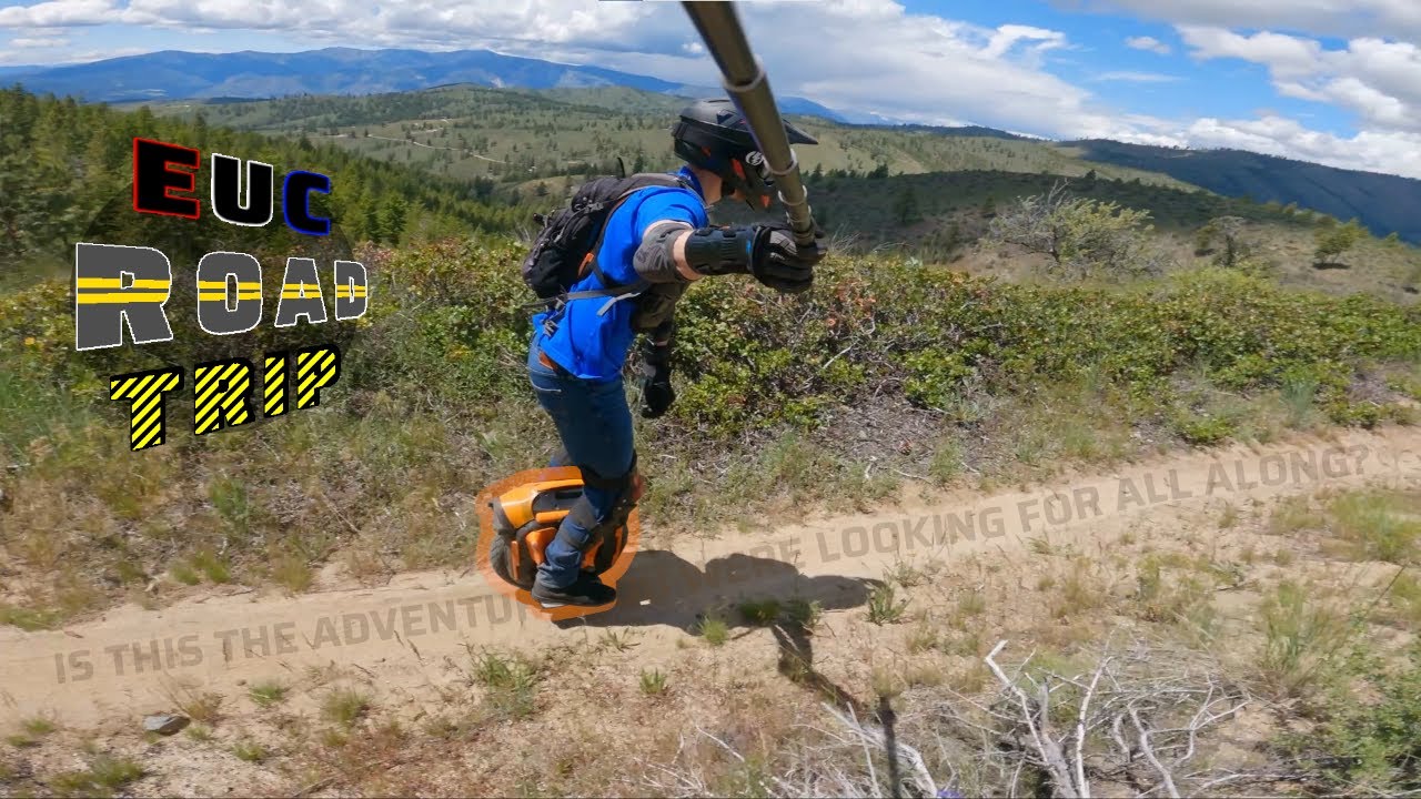 Gaining Elevation on EUC up Echo Ridge Trails Chelan, WA - YouTube
