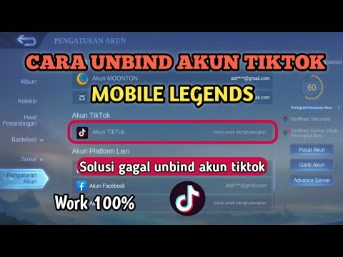 CARA UNBIND AKUN TIKTOK MOBILE LEGENDS TERBARU - CARA UNBIND AKUN TIKTOK ML