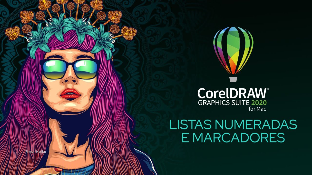 Listas Numeradas e Marcadores - CorelDRAW 2020 para Mac - YouTube