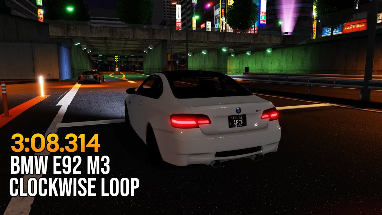 Midnight Racing: Tokyo | C1 Clockwise Loop - BMW E92 M3 | 3:08.314 ...