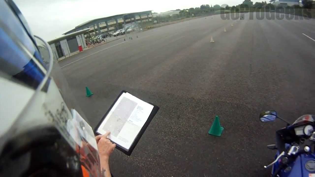 NEW UK MOD 1 Motorbike Test (POV) .:. 19th January 2013 - YouTube