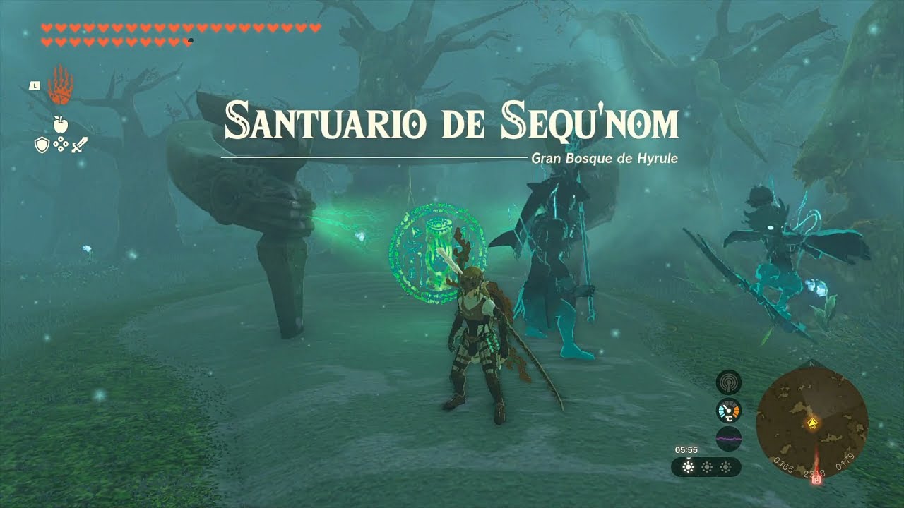 Santuario De Sequ'nom - Tears Of The Kingdom ( TLOZ ) - YouTube
