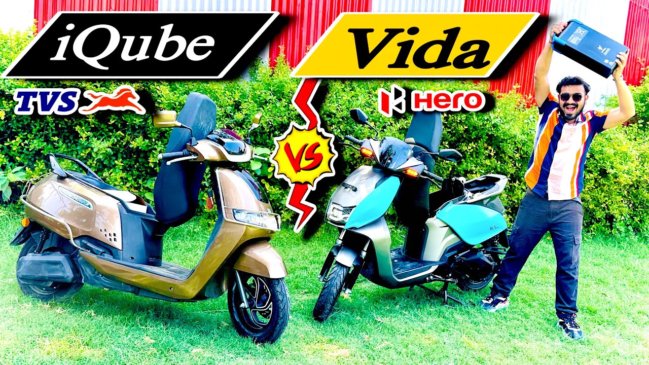 Tvs iQube Electric Vs Hero Vida V2 || Best EV Scooter 2025 🔥 - YouTube