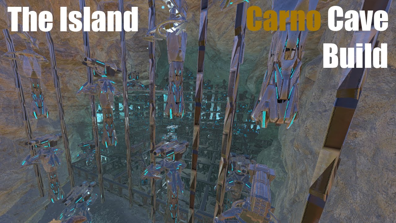[ARK] Carno Cave Build︱Official Build︱ARK: Survival Evolved - YouTube