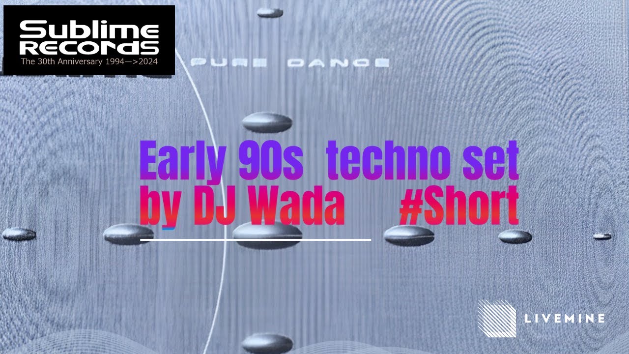 Early 90s vintage techno set by DJ Wada - YouTube
