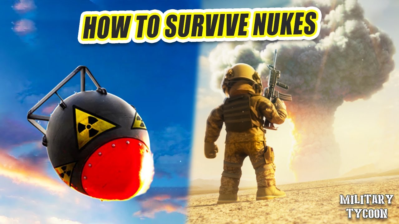 How To Survive Server Nukes in Military Tycoon Roblox - YouTube