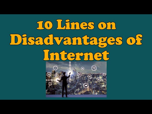 Disadvantages Of Internet Images