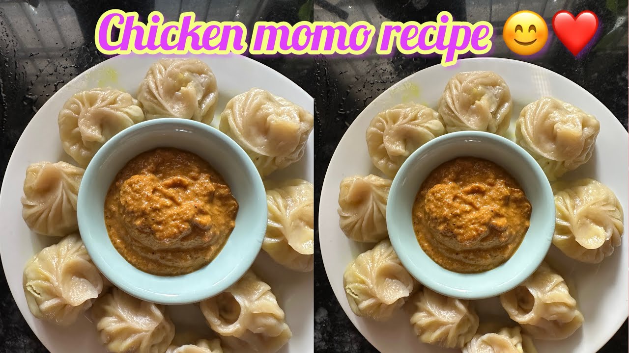 Chicken momo recipe🥟😊//simple recipe//homemade//cooking ...