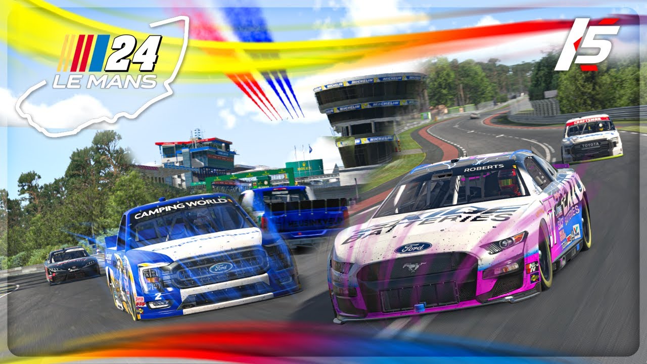 NASCAR 24 Le Mans - iRacing - YouTube