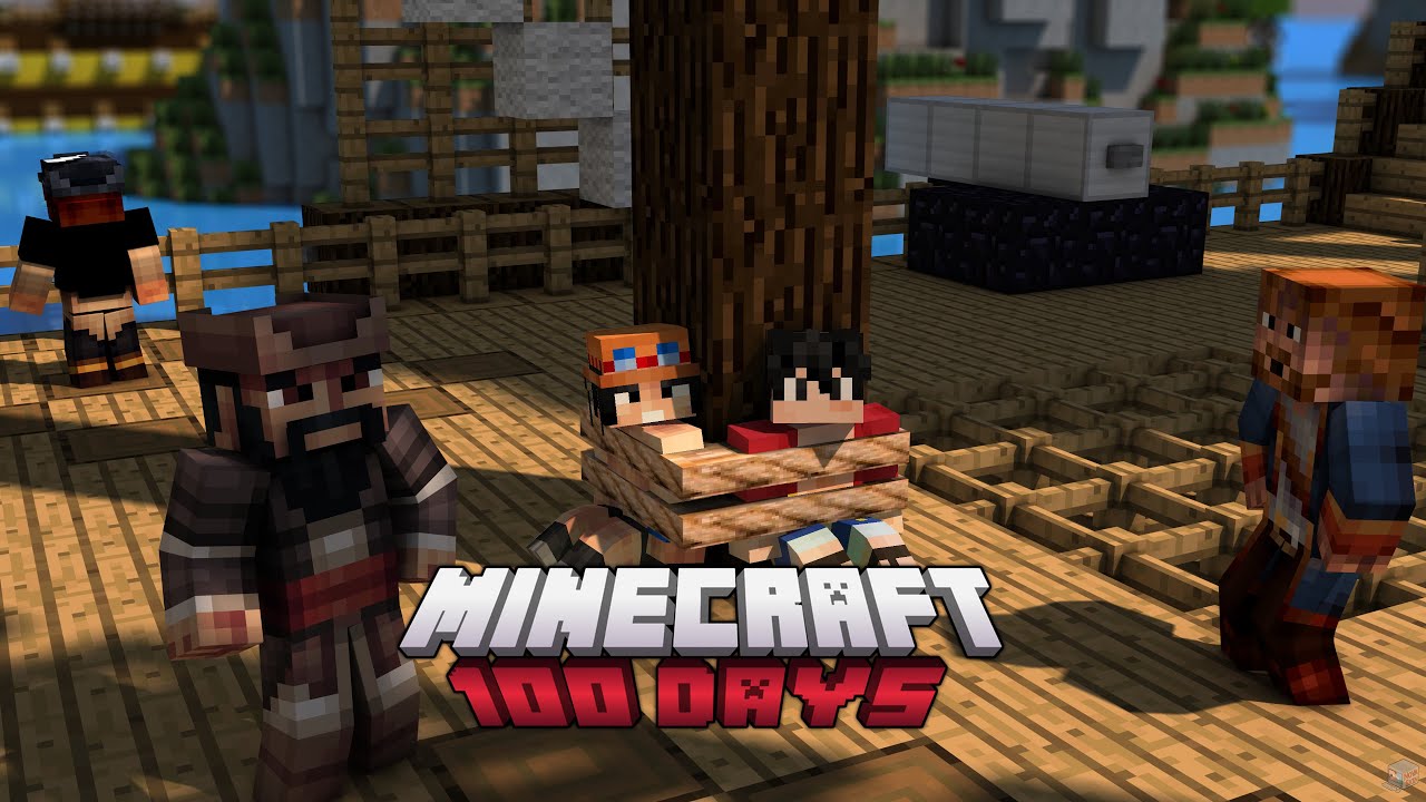We Played Minecraft One Piece As Luffy and Ace For 100 DAYS… This Is ...