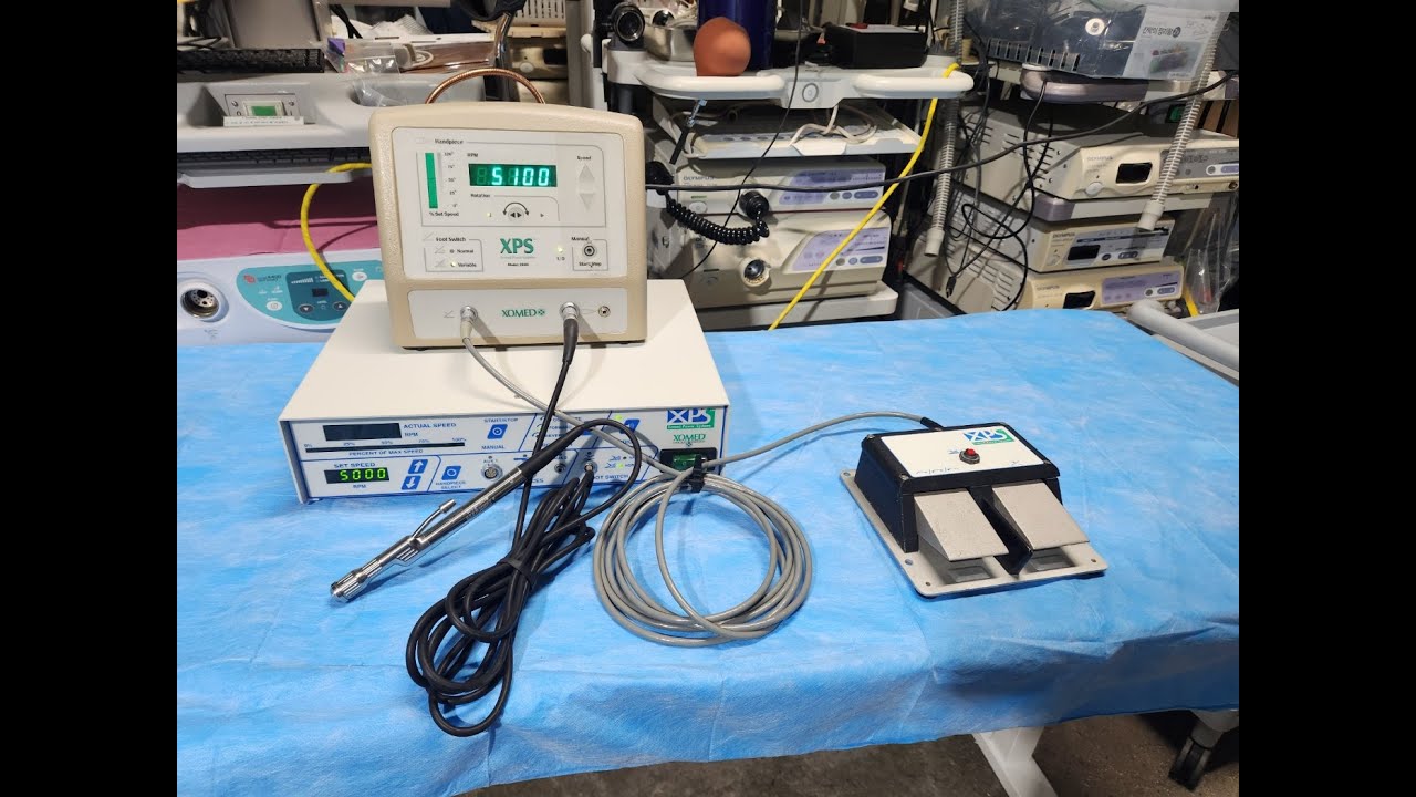 Medtronic XOMED Microdebridement Power System - YouTube