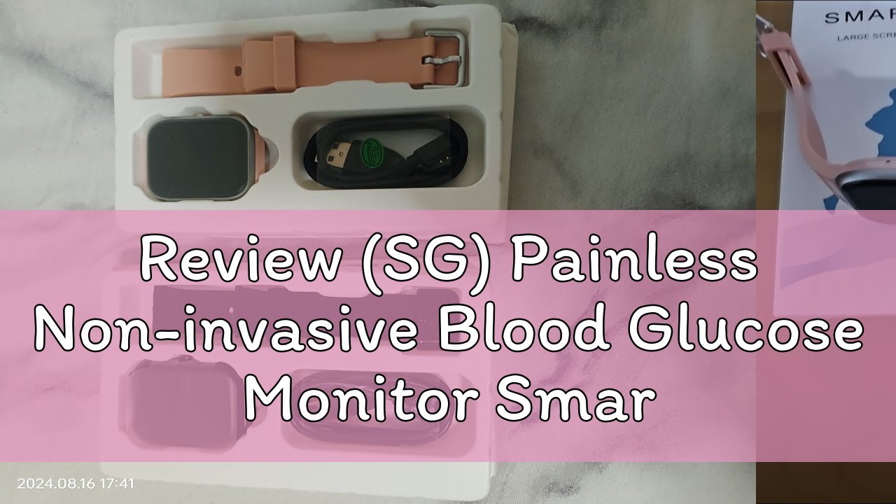 Review (SG) Painless Non-invasive Blood Glucose Monitor Smart Watch ...