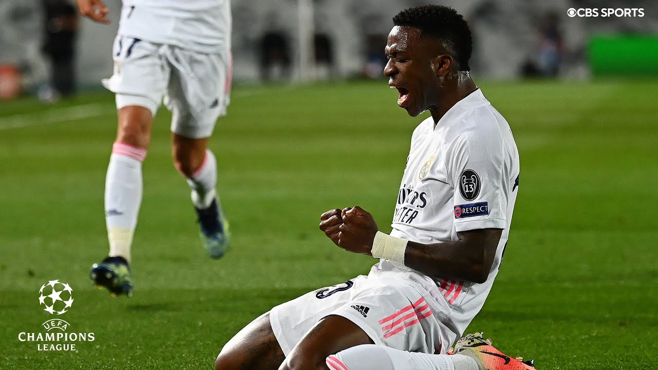Vinícius Júnior Goal | Real Madrid vs Liverpool | Quarterfinals | UCL ...