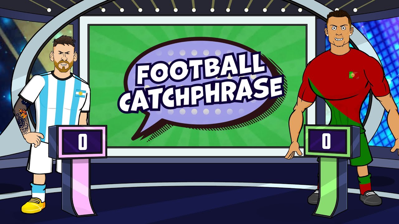 FOOTBALL CATCHPHRASE! Messi vs Ronaldo (ROTW vs SAUDI PRO LEAGUE ...